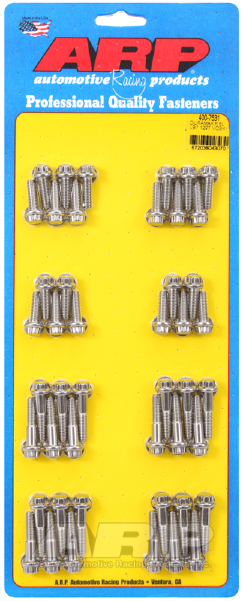 ARP Chevy Duramax 6.6L LB7 12pt Valve Cover Bolt Kit - ARP