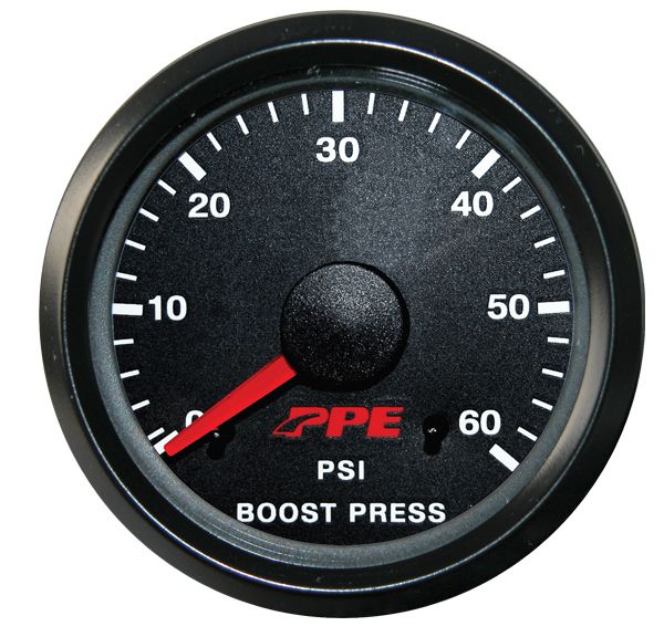 crossroadgaragellc.com: Turbo Boost Gauge W/Tubing Kit PPE Diesel