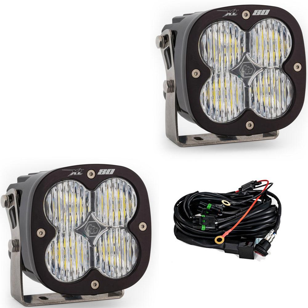 crossroadgaragellc.com: LED Light Pods Wide Cornering Pattern Pair XL80 ...