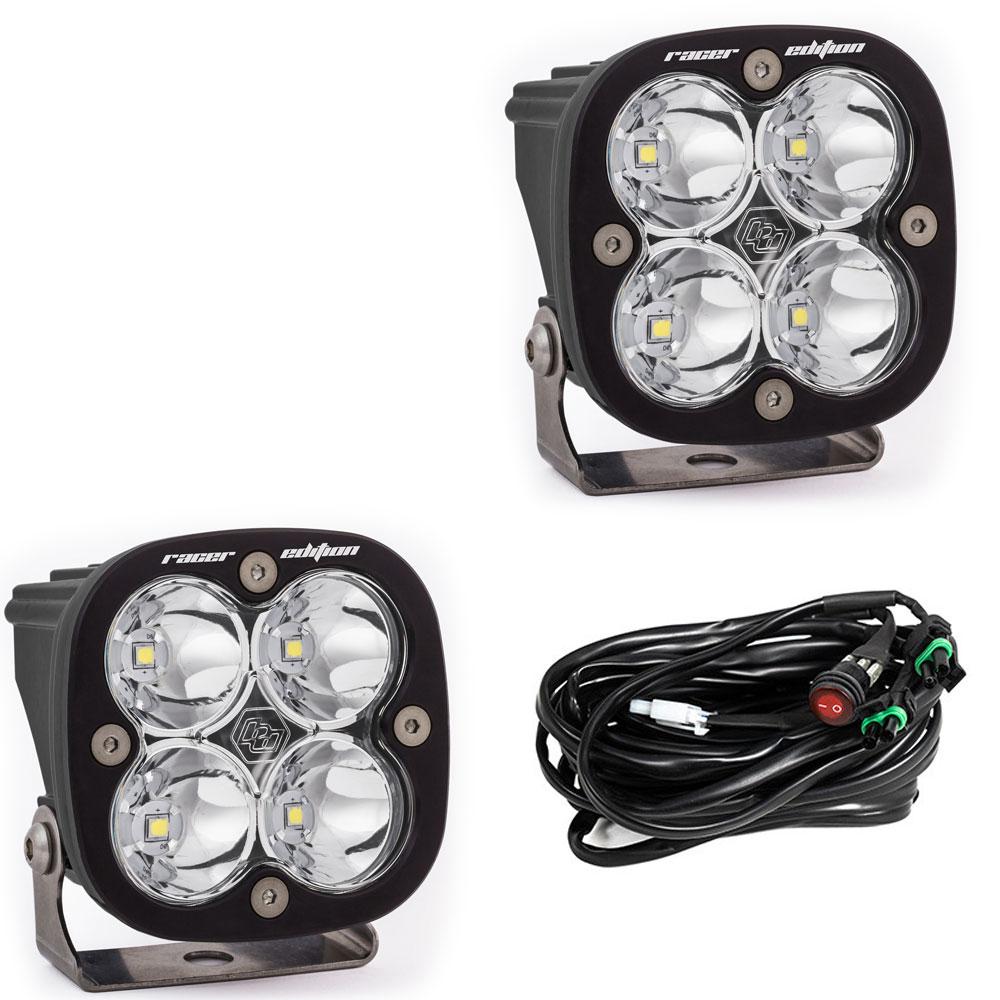crossroadgaragellc.com: LED Light Pods Clear Lens Spot Pair Squadron ...