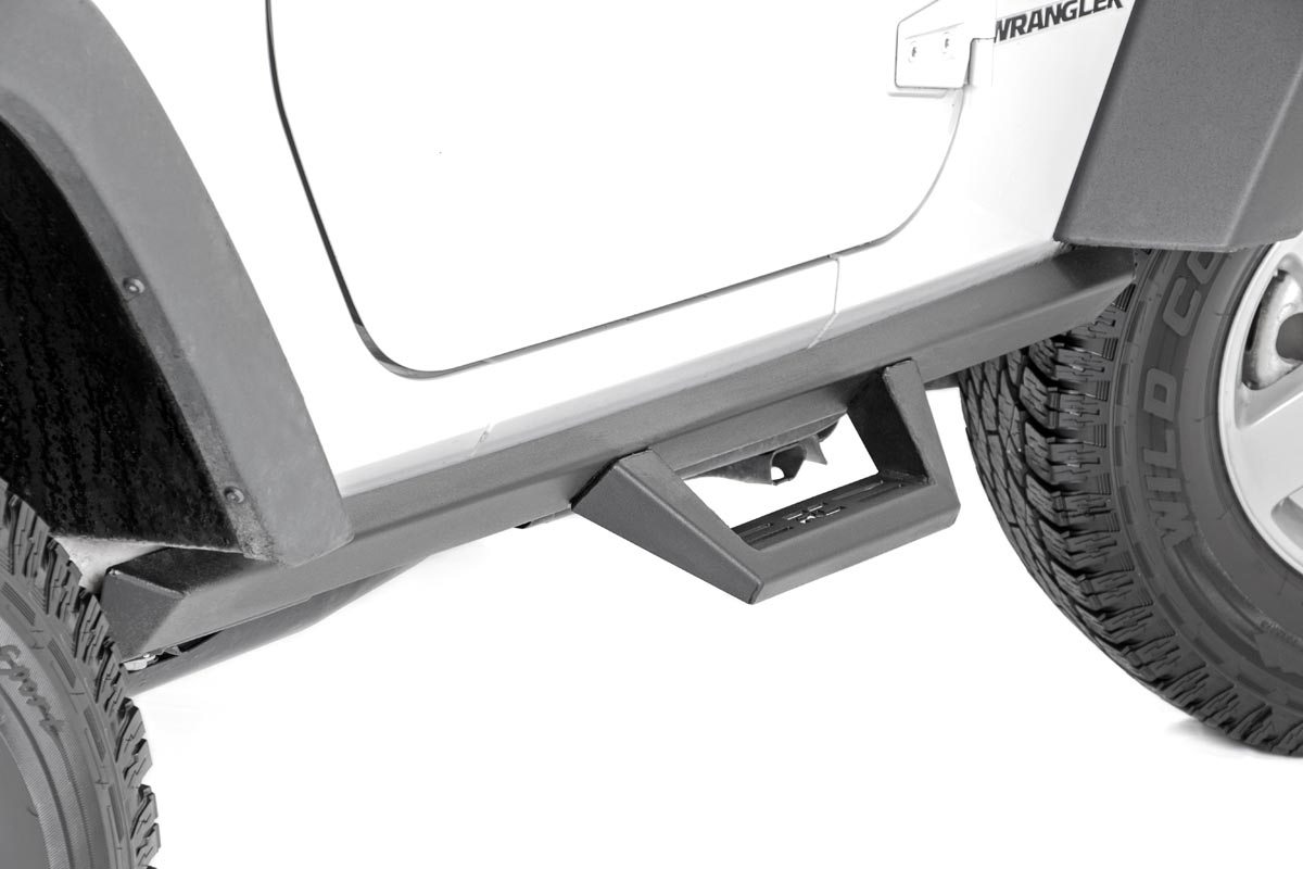 crossroadgaragellc.com: Contoured Drop Steps - 2 Door - Jeep Wrangler ...